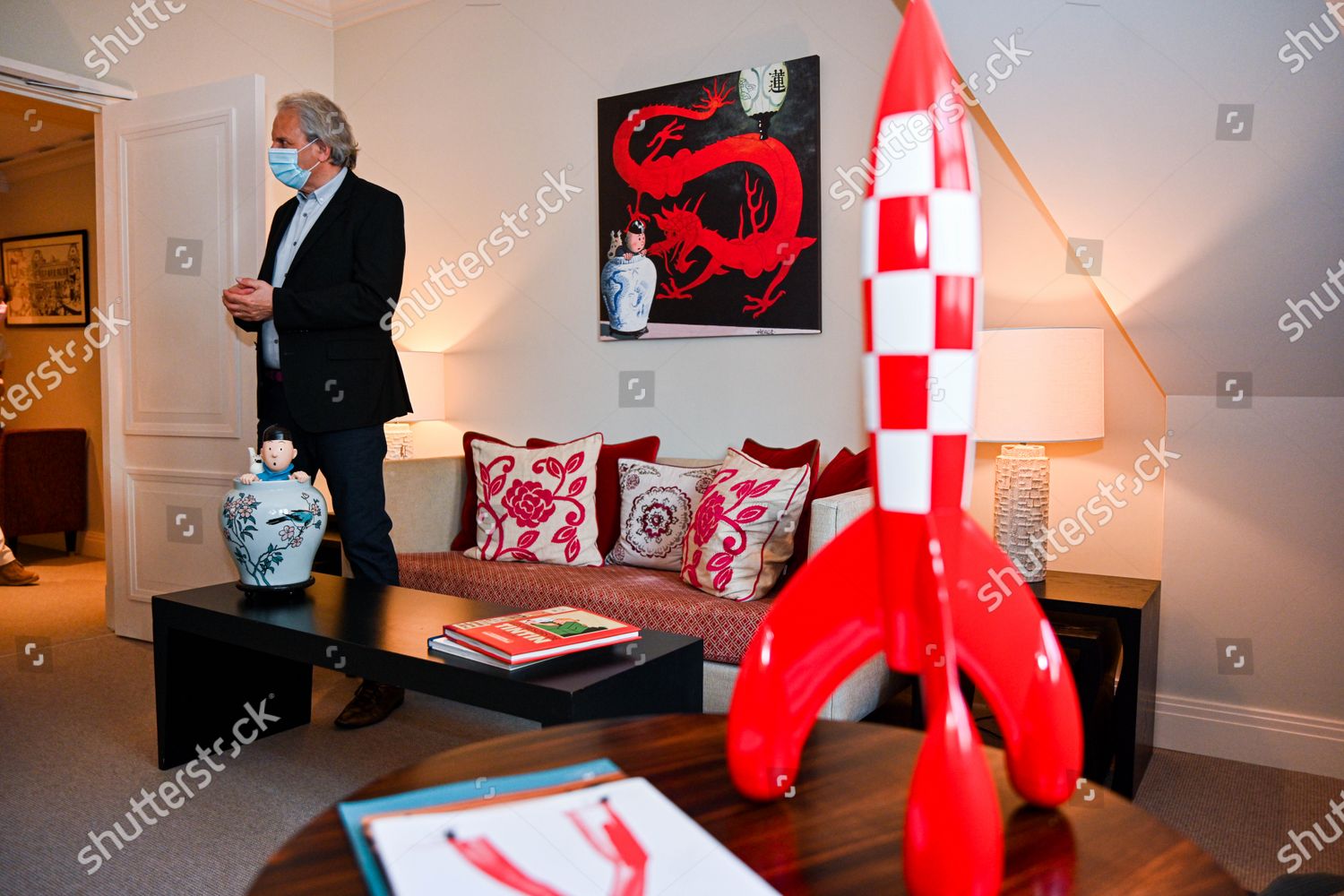 Nick Rodwell During Inauguration First Tintin Editorial Stock Photo ...