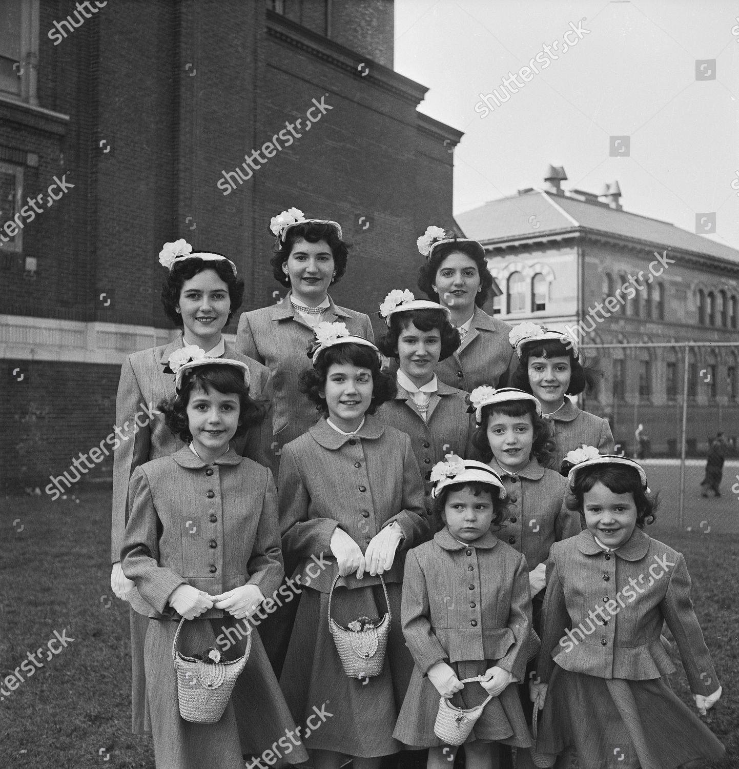 Portrait Ten Oneil Sisters They Model Editorial Stock Photo - Stock ...