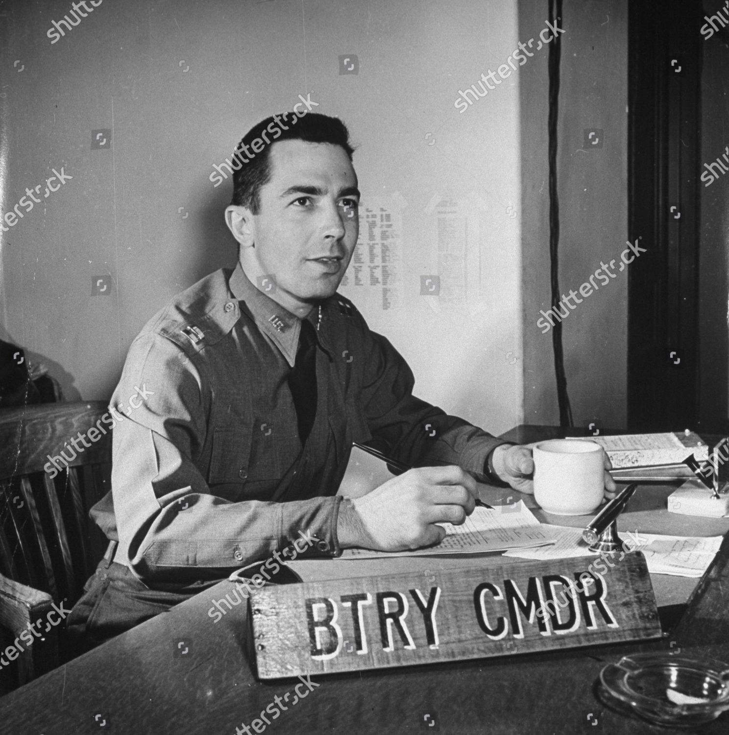 Capt Steven J Meade Sitting His Editorial Stock Photo - Stock Image ...