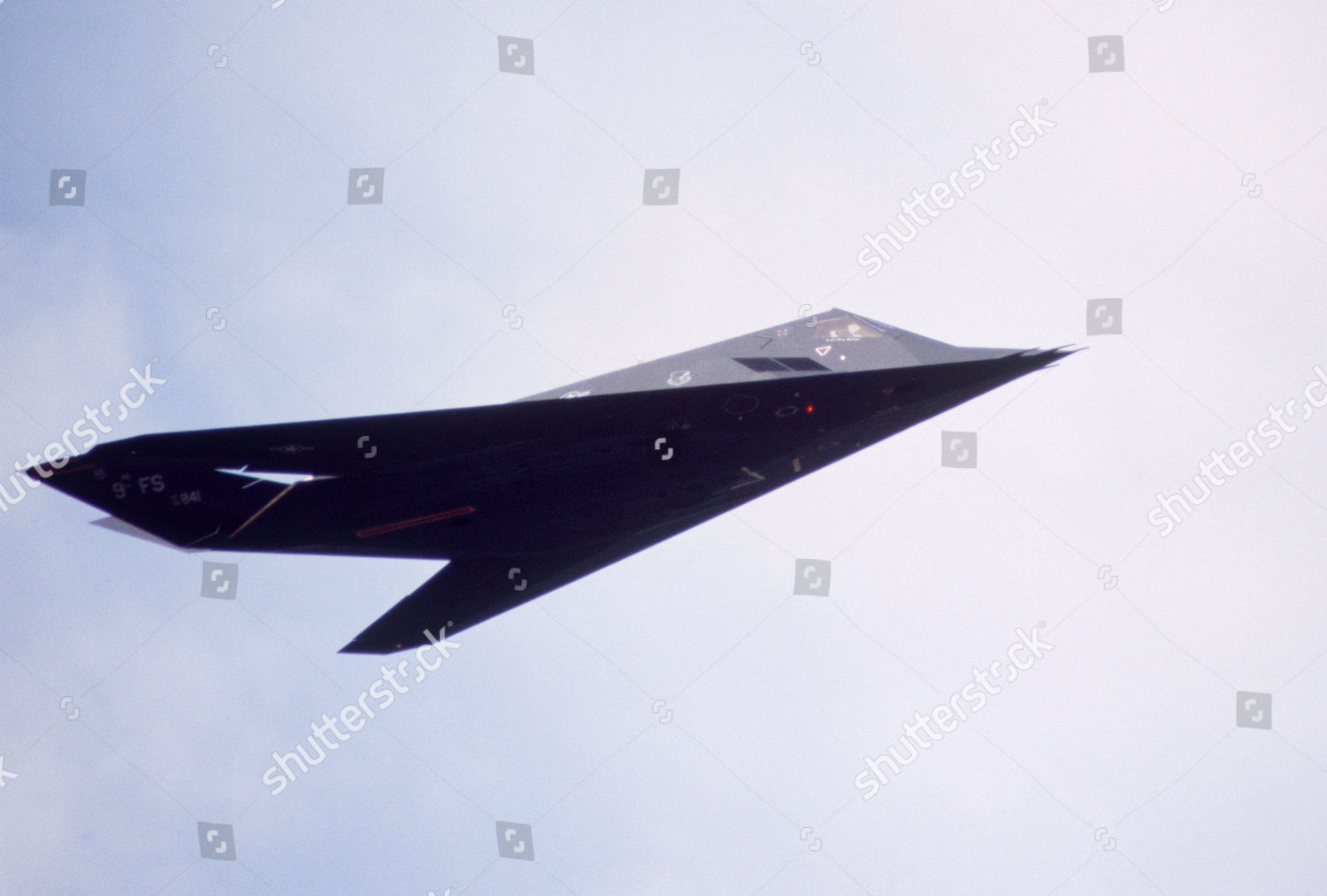 Usaf F117a Nighthawk Stealth Bomber Editorial Stock Photo - Stock Image ...