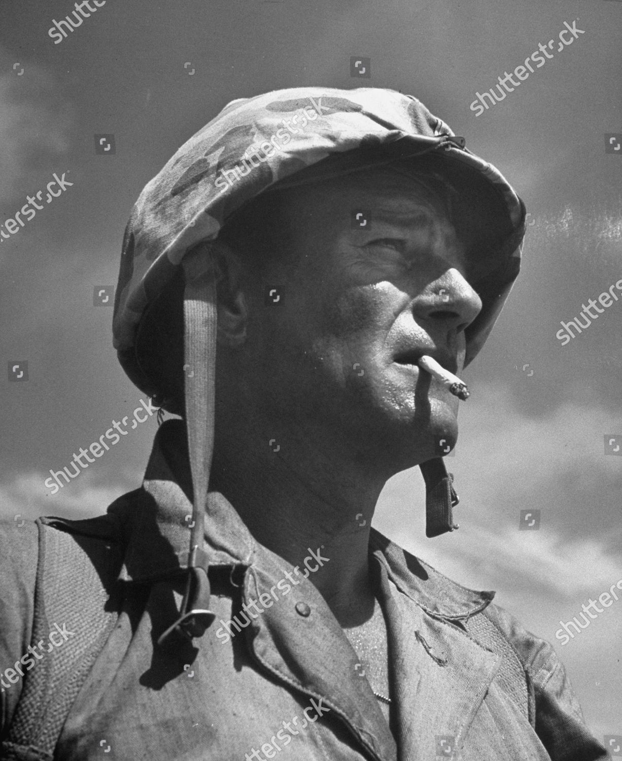 Actor John Wayne Marine Sgt Platoon Editorial Stock Photo - Stock Image ...