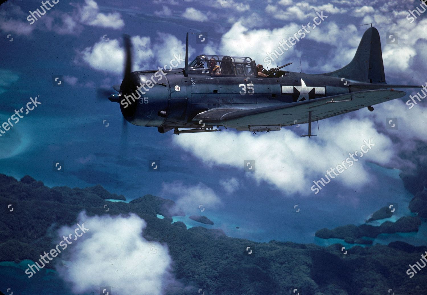 Inflight View Douglas Sbd Dauntless 35 Editorial Stock Photo - Stock ...