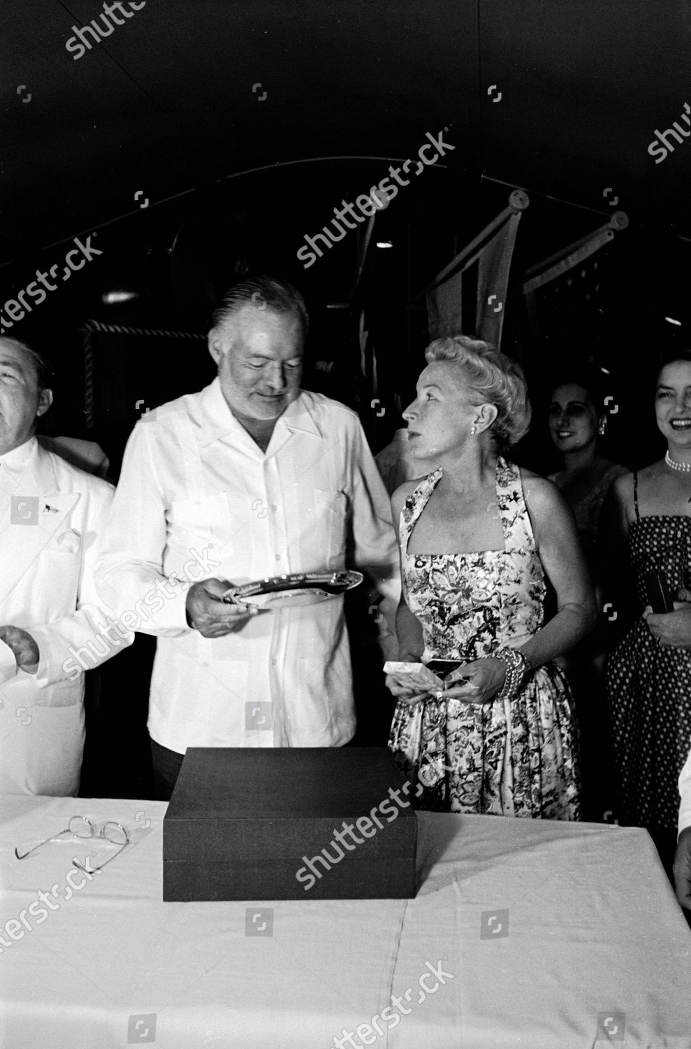 Nobel Prizewinning American Author Ernest Hemingway Editorial Stock ...
