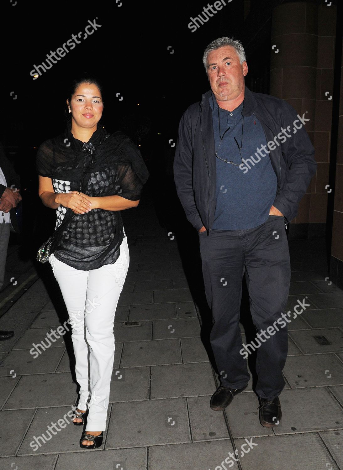 Carlo Ancelotti Marina Cretu Editorial Stock Photo - Stock Image ...