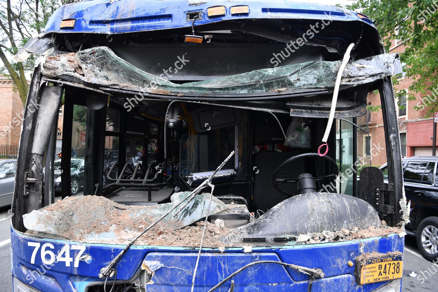 Damage Front Mta Bus Editorial Stock Photo - Stock Image | Shutterstock