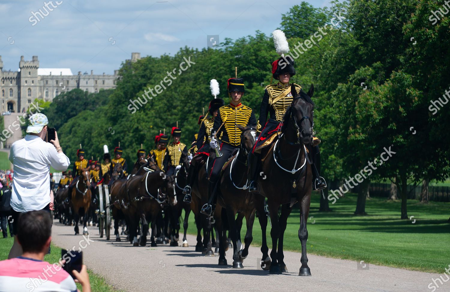 Kingss Troop Royal Horse Artillery Riding Editorial Stock Photo - Stock ...