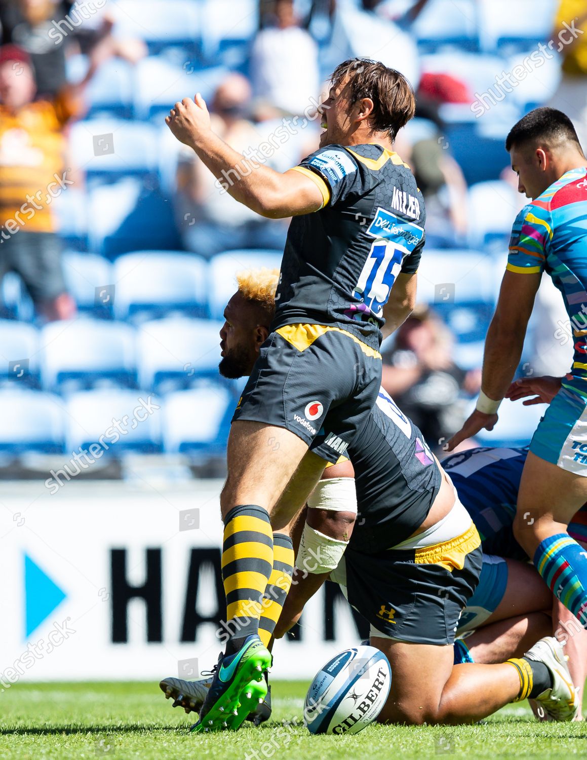 Rob Miller Wasps Celebrates Try Scored Editorial Stock Photo - Stock ...
