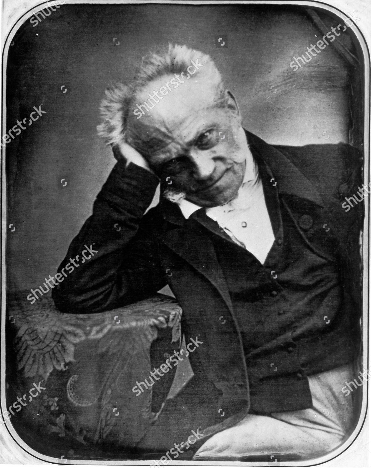 Portrait Arthur Schopenhauer 17881860 German Philosopher Editorial ...