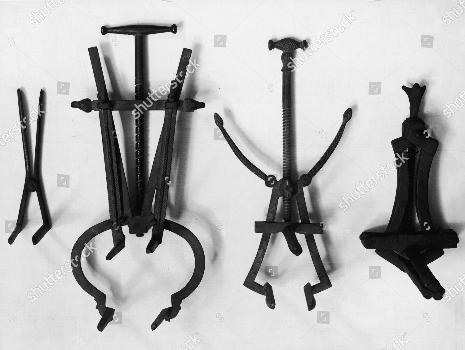Overhead View Collection Early Surgical Instruments Editorial Stock ...