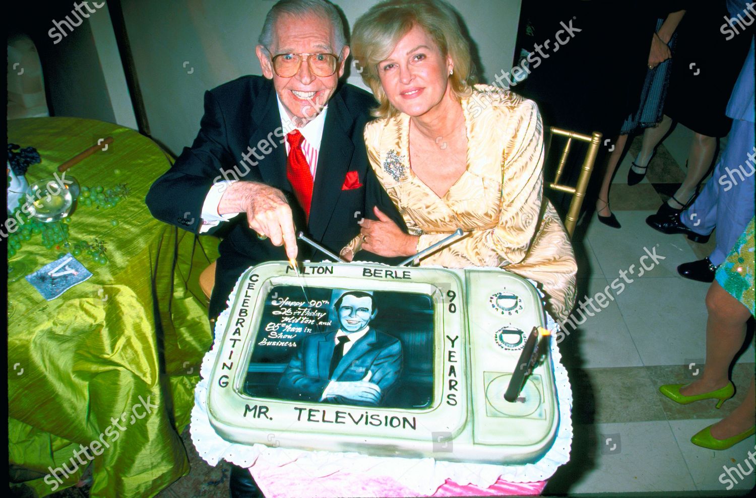 Comedian Milton Berle Wife Lorna W Editorial Stock Photo - Stock Image ...