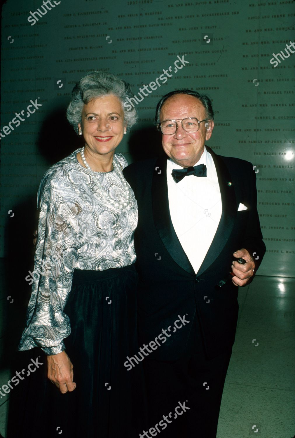 Filmmaker Joseph L Mankiewicz His Wife Editorial Stock Photo - Stock ...