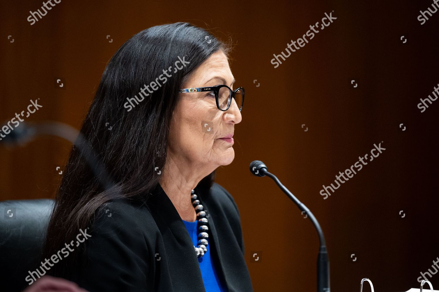 Us Secretary Interior Deb Haaland Speaks Editorial Stock Photo - Stock ...