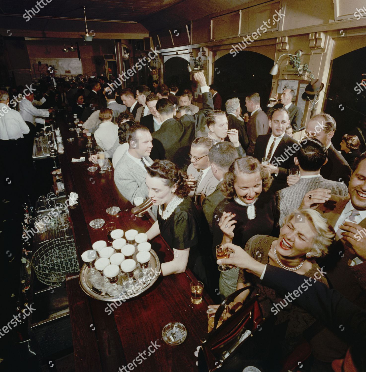 Overhead View Crowded Buena Vista Bar Editorial Stock Photo - Stock ...
