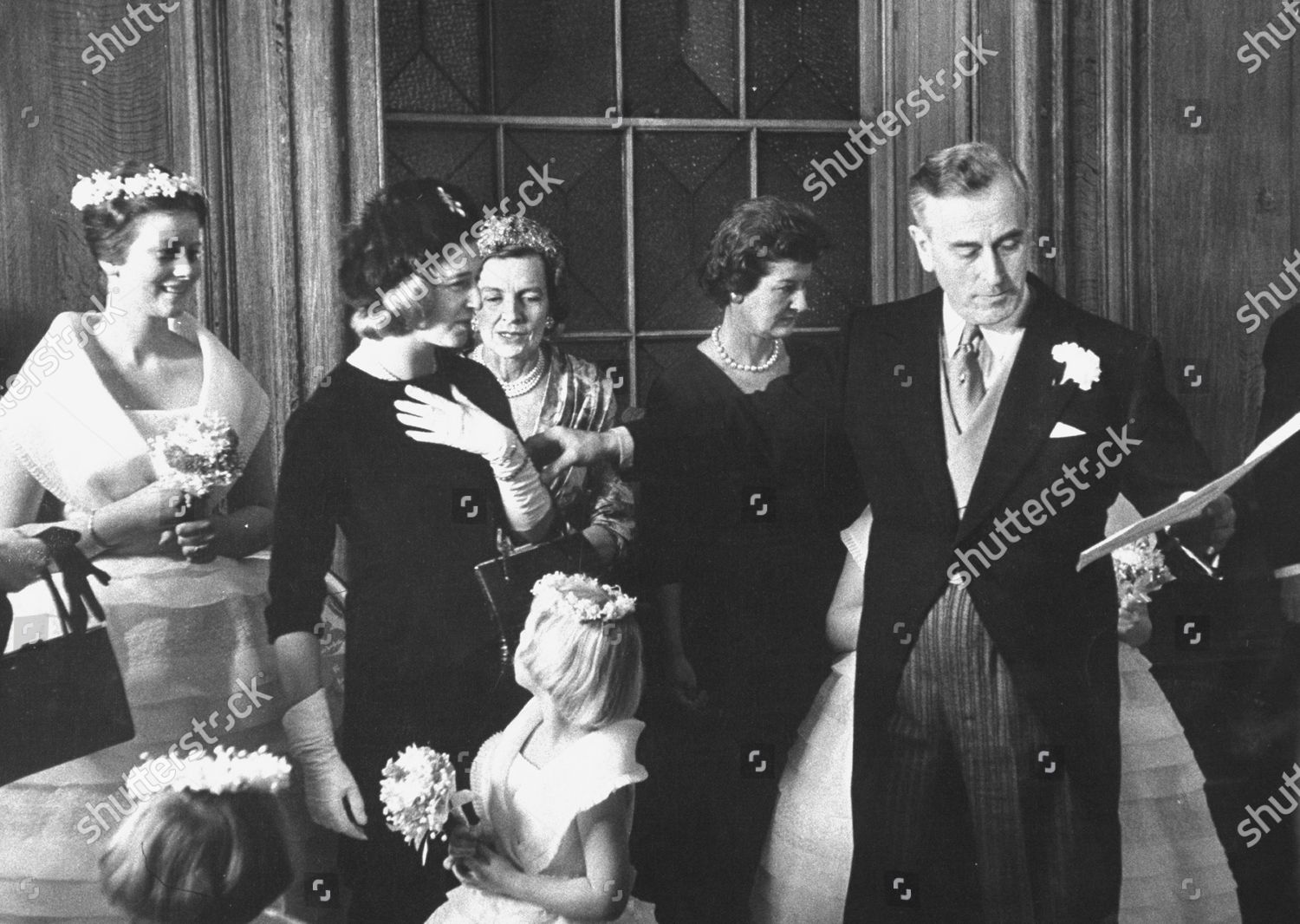 Lord Louis Mountbatten R Daughters Wedding Editorial Stock Photo ...
