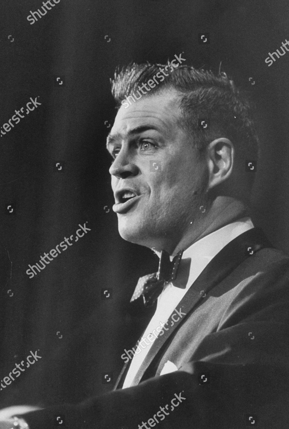 Governor G Mennen Williams Speaking Mrs Editorial Stock Photo - Stock ...