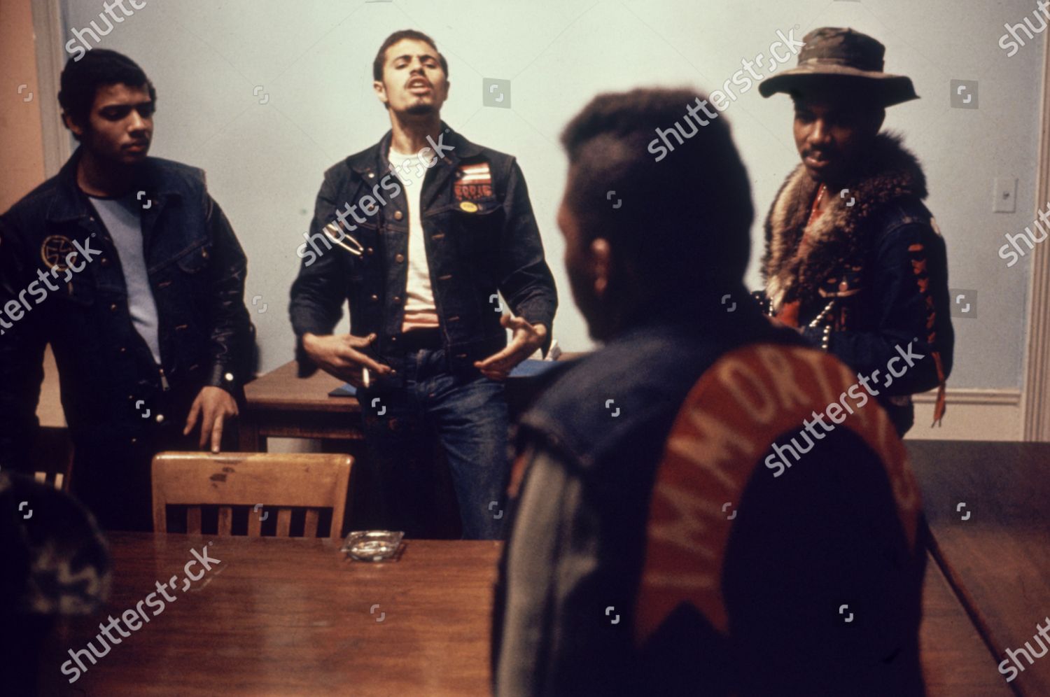 Leader Gang Reapers Talking Other Gangs Editorial Stock Photo - Stock ...