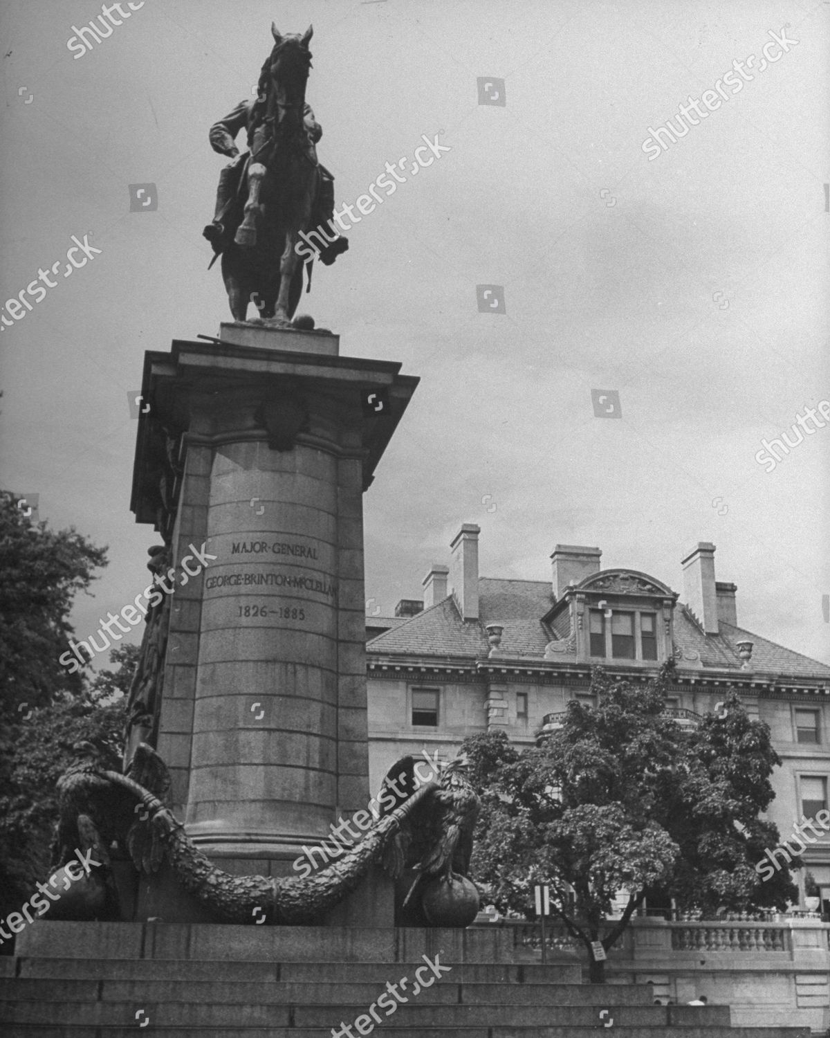 Monument Majorgeneral George B Mcclellan On Editorial Stock Photo ...