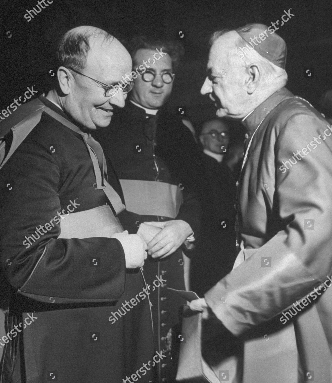 February 1946 Cardinal Samuel Stritch R Editorial Stock Photo - Stock ...