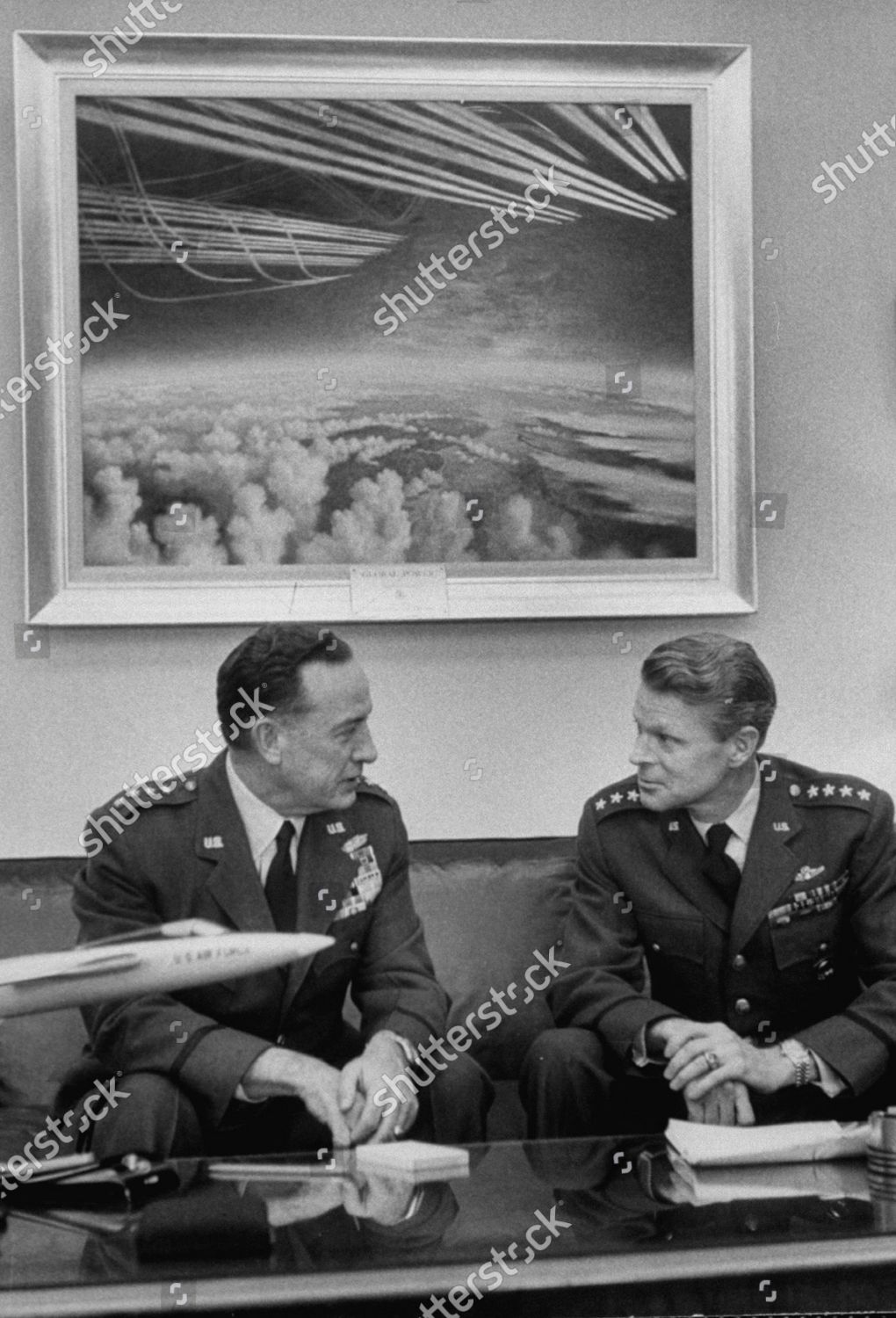 Gen Thomas D White L Talking Editorial Stock Photo - Stock Image ...