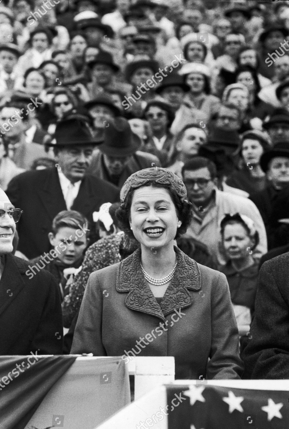 Queen Elizabeth Firsttime Spectator Amer Football Editorial Stock Photo ...