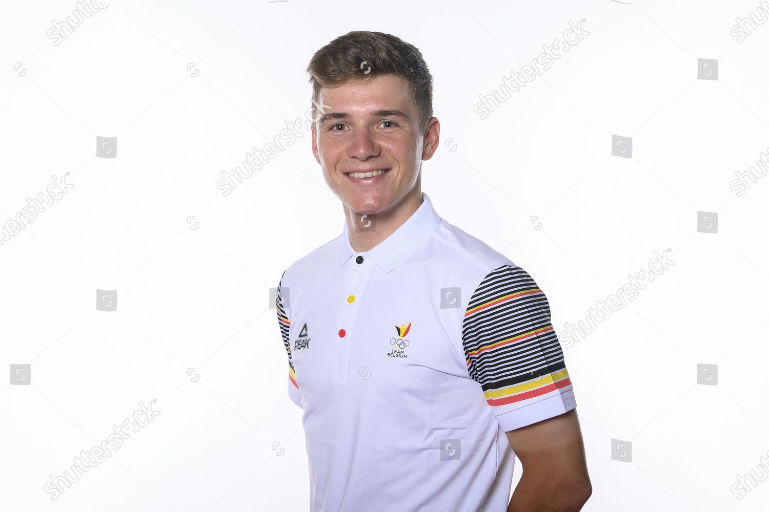 Remco Evenepoel Poses Photographer Photoshoot Belgian Editorial Stock ...