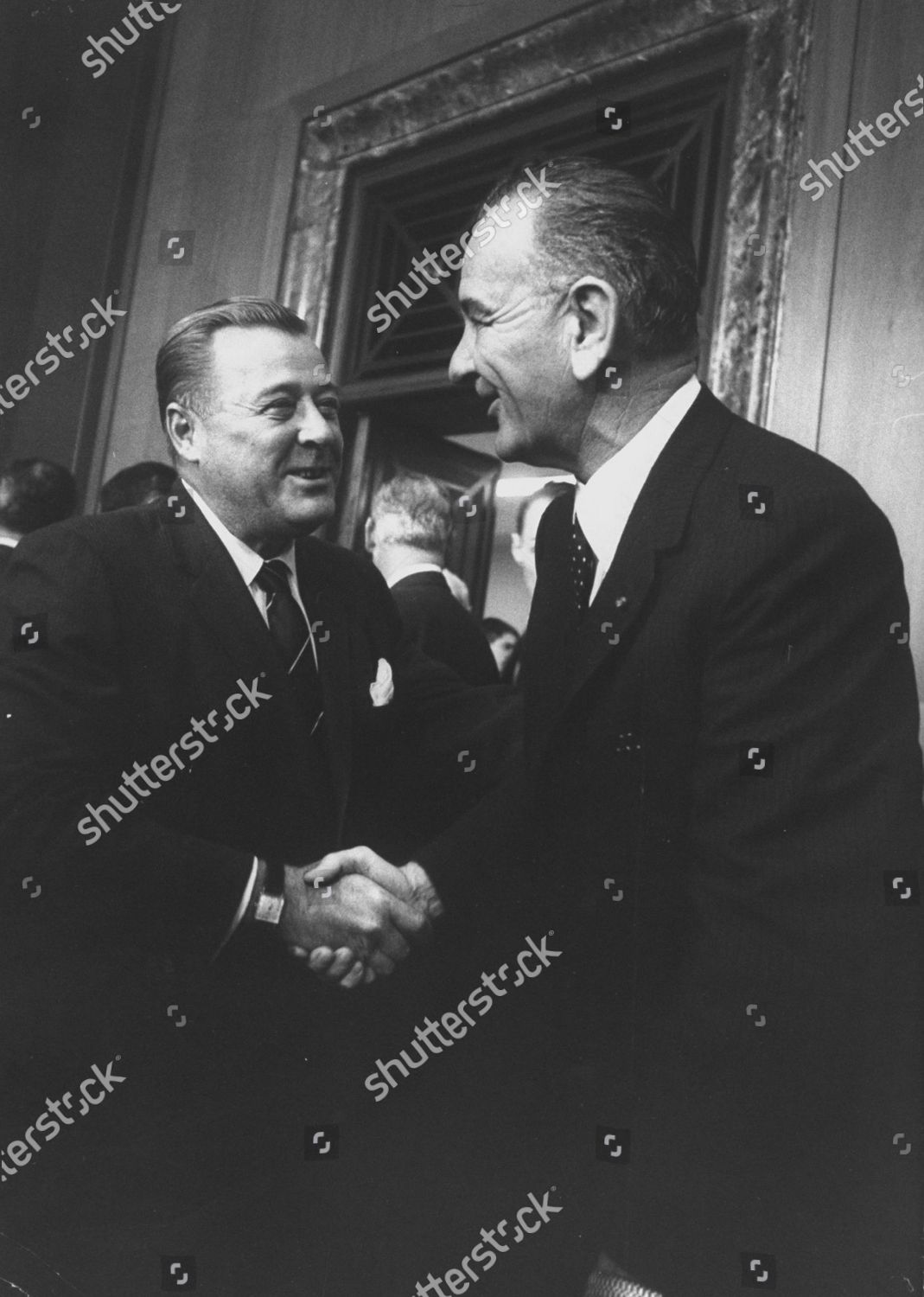 Sen Warren G Magnuson L Shaking Editorial Stock Photo - Stock Image ...