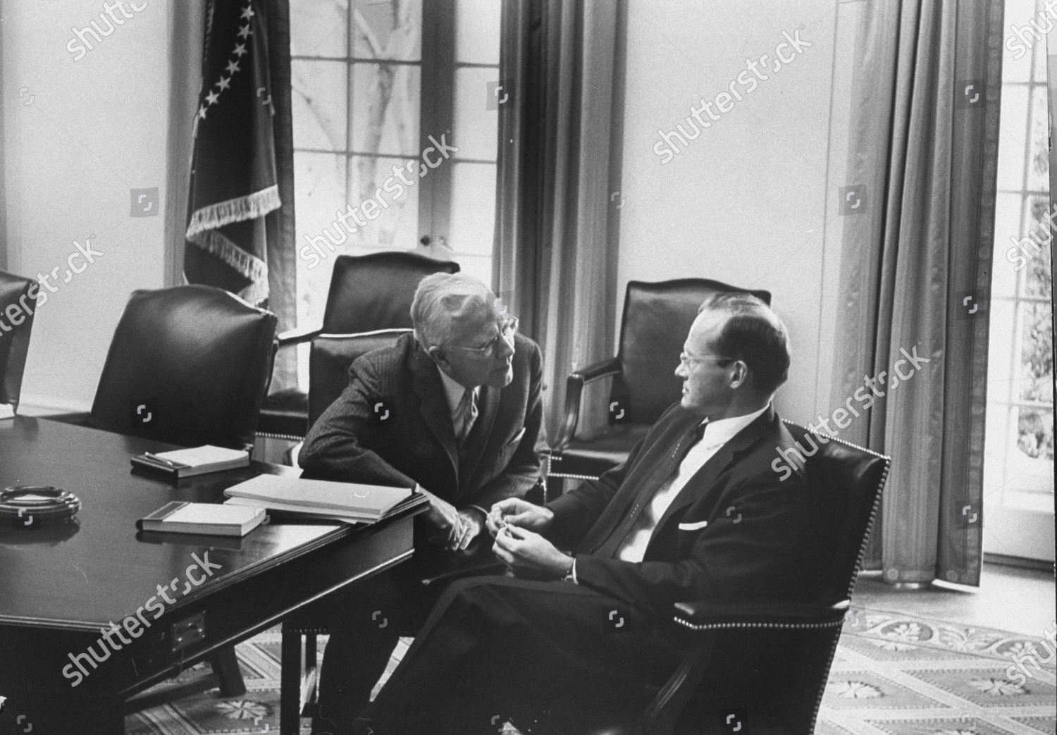 John Mccone C Cia Talking White Editorial Stock Photo - Stock Image ...