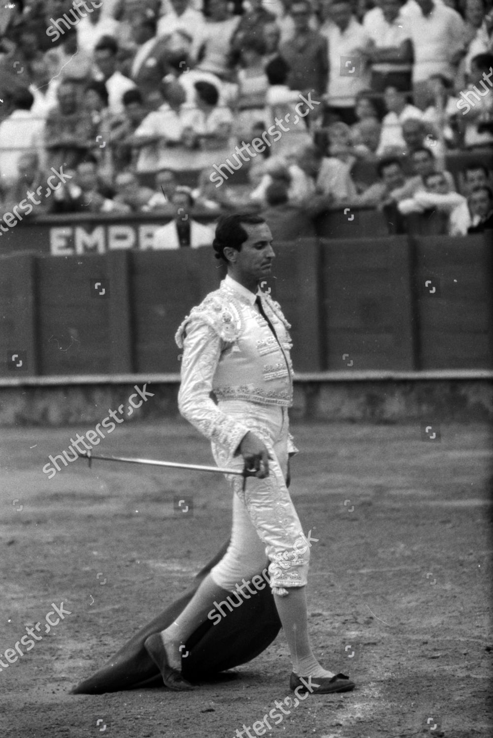 Spanish Bullfighter Luis Miguel Dominguin Bullring Editorial Stock ...