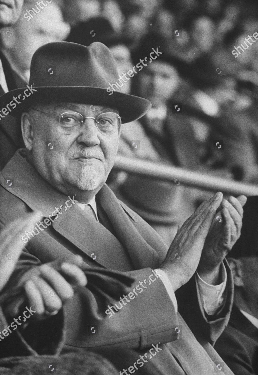 Nikolai Bulganin Clapping Speech Made By Editorial Stock Photo - Stock ...