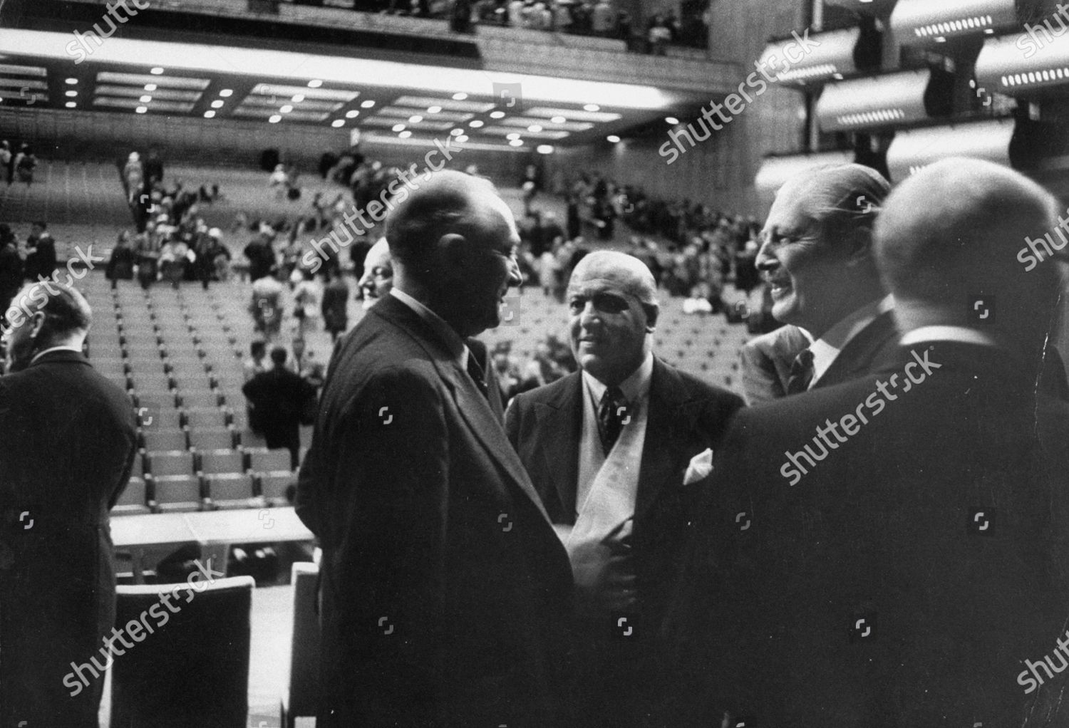 Harold Macmillan R Talking David Maxwell Editorial Stock Photo - Stock ...
