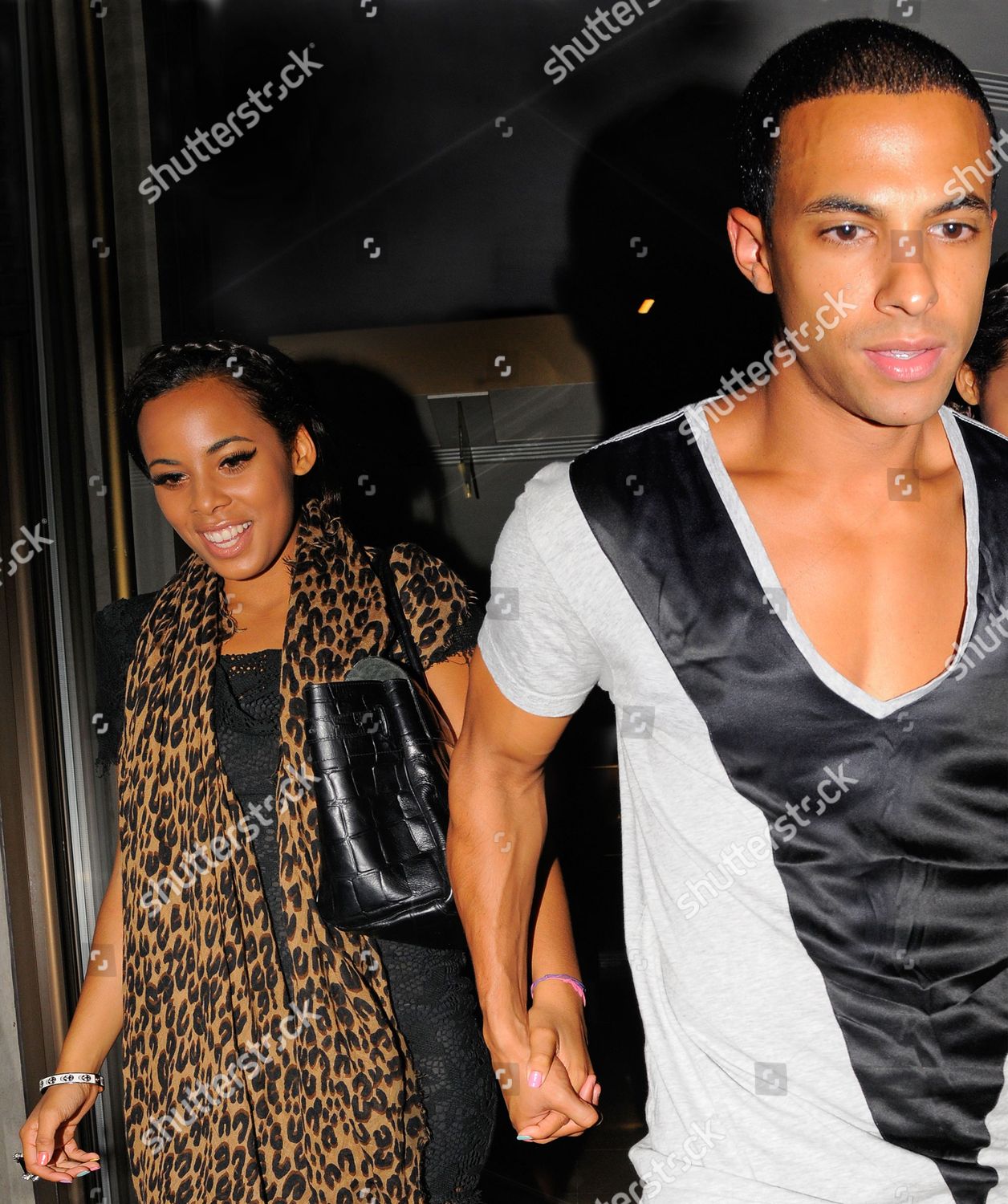 Jls Marvin Humes Girlfriend Rochelle Wiseman Editorial Stock Photo ...