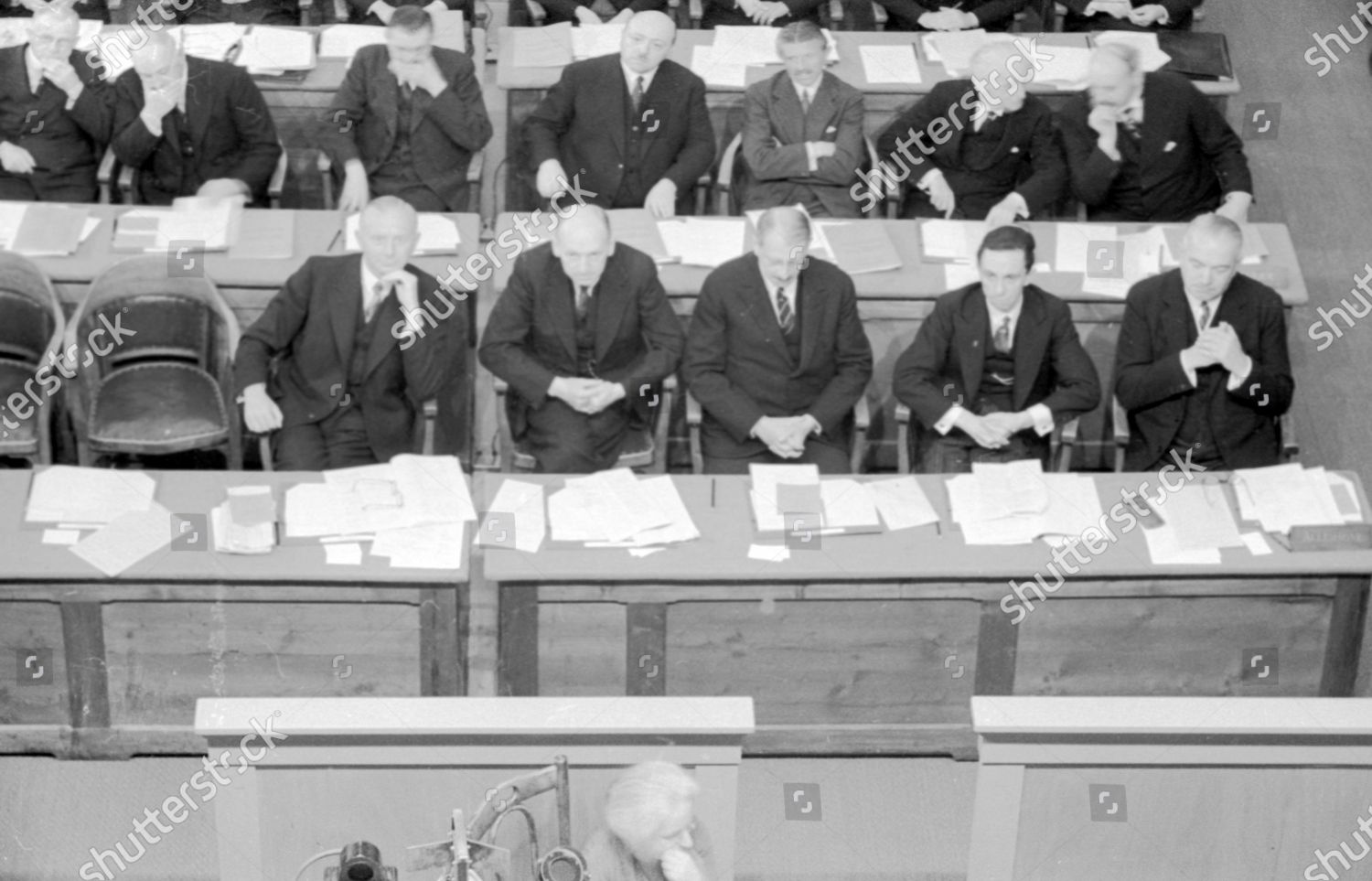 Nazi Propaganda Minister Joseph Goebbels Sitting Editorial Stock Photo ...