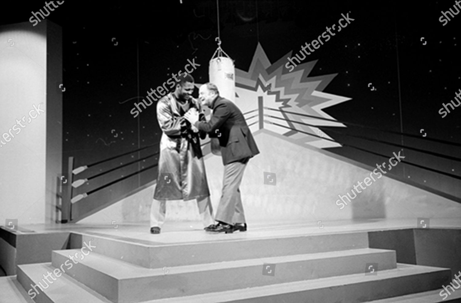 Professional Boxer Joe Frazier Playfully Boxing Editorial Stock Photo ...