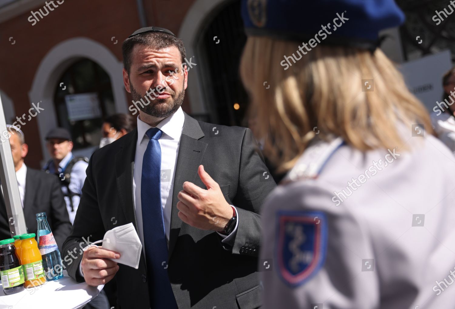Rabbi Zsolt Balla L Chats Jewish Editorial Stock Photo - Stock Image ...