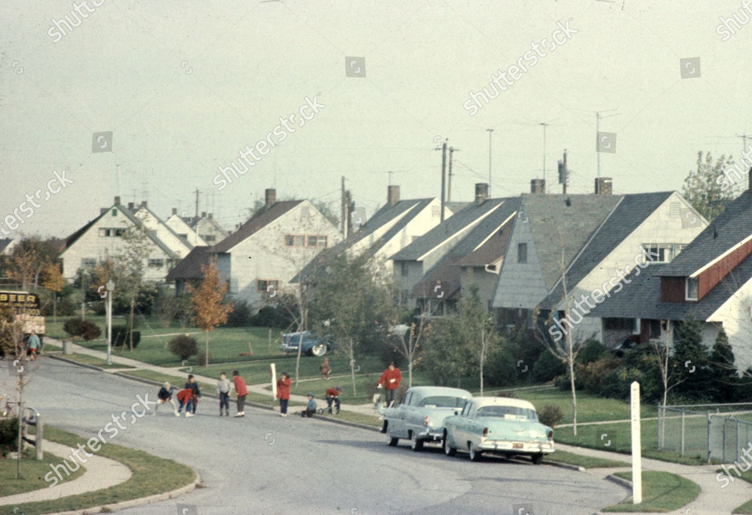 Housing Development Levittown Long Island New Editorial Stock Photo - Stock Image | Shutterstock