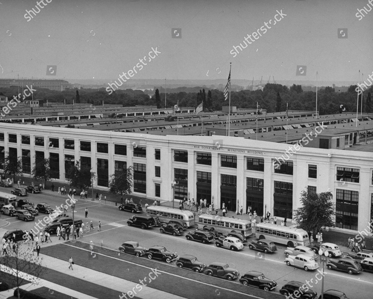 Exterior View War Department Munitions Building Editorial Stock Photo ...