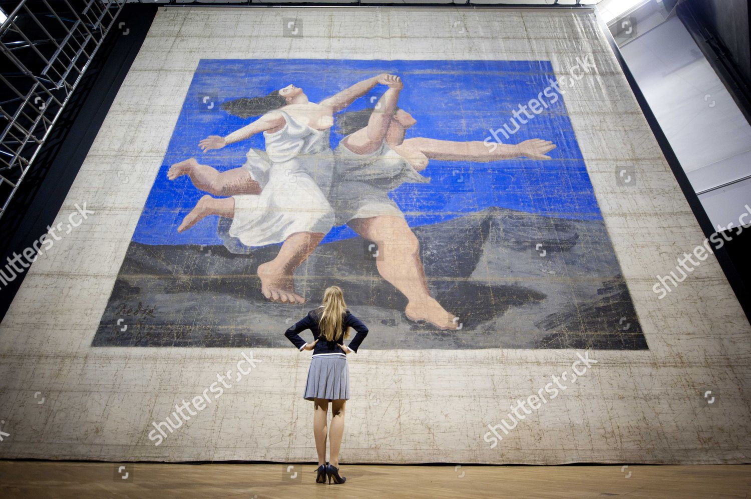 Le Train Bleu By Pablo Picasso Editorial Stock Photo - Stock Image ...