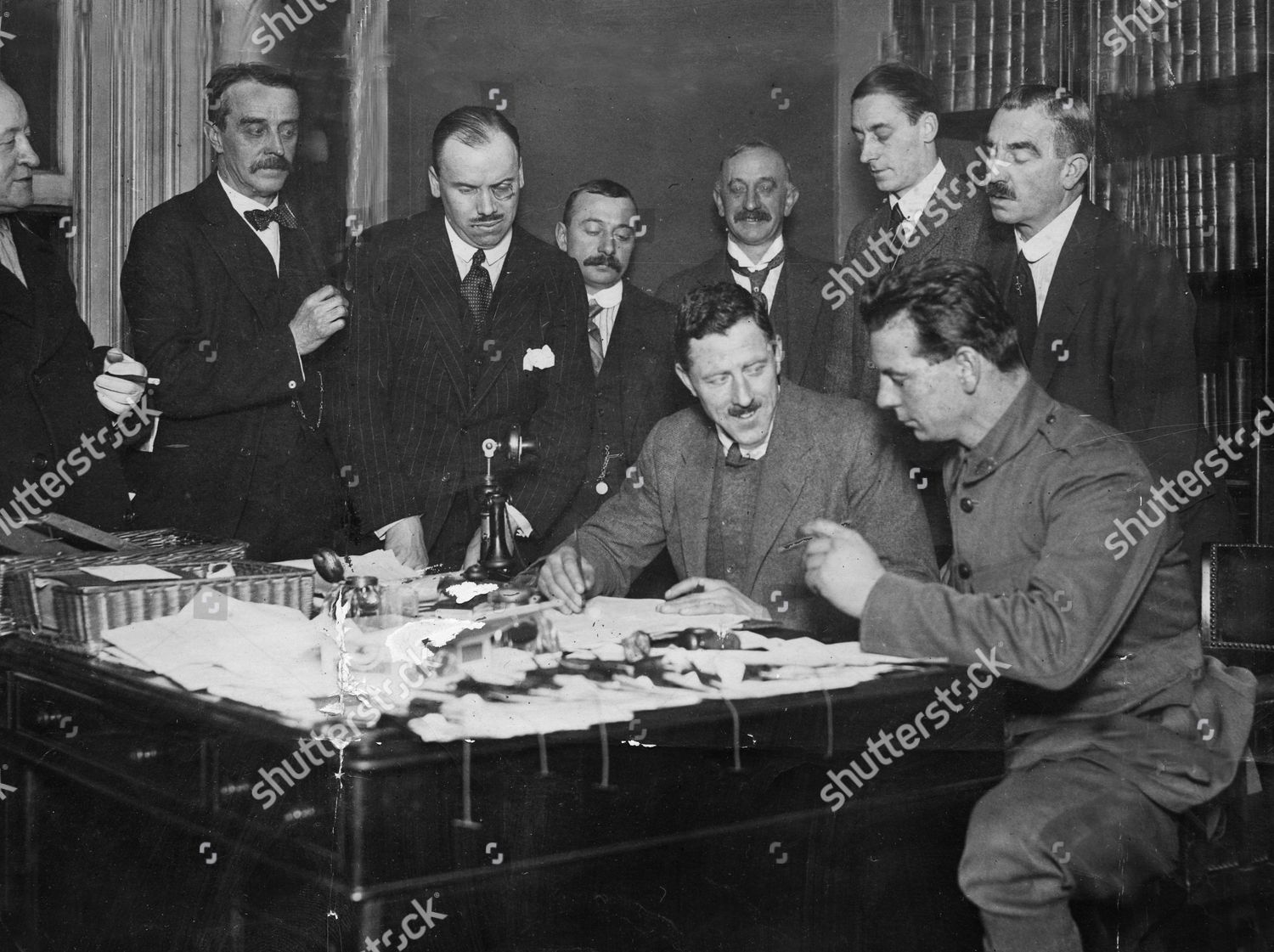 Ernest Barry Alfred Felton Signing Articles Editorial Stock Photo ...