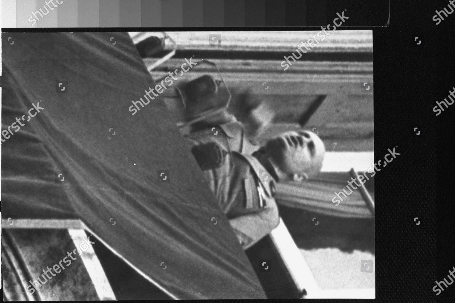 Italian Fascist Dictator Benito Mussolini Giving Editorial Stock Photo ...