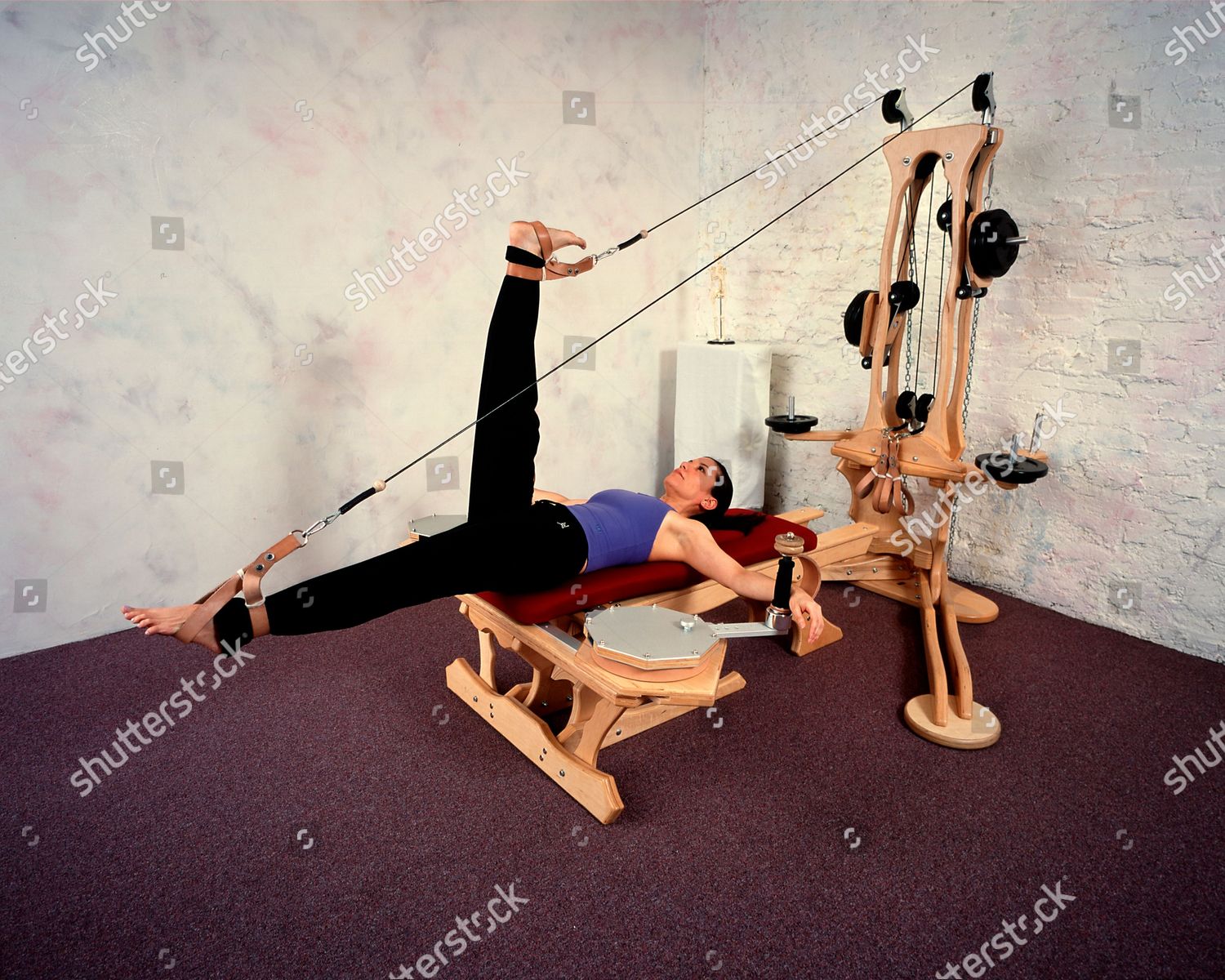 Woman Exercise Gyrotonic Expansion System Machine Editorial Stock Photo ...