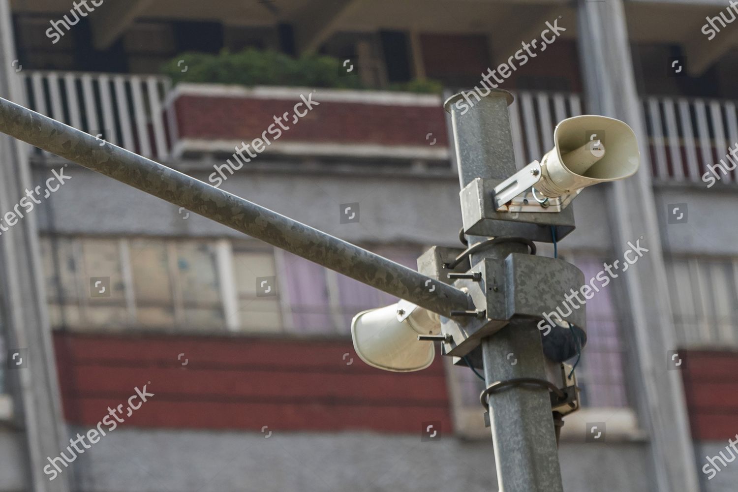 Seismic Alarm Seen During Earthquake National Editorial Stock Photo ...