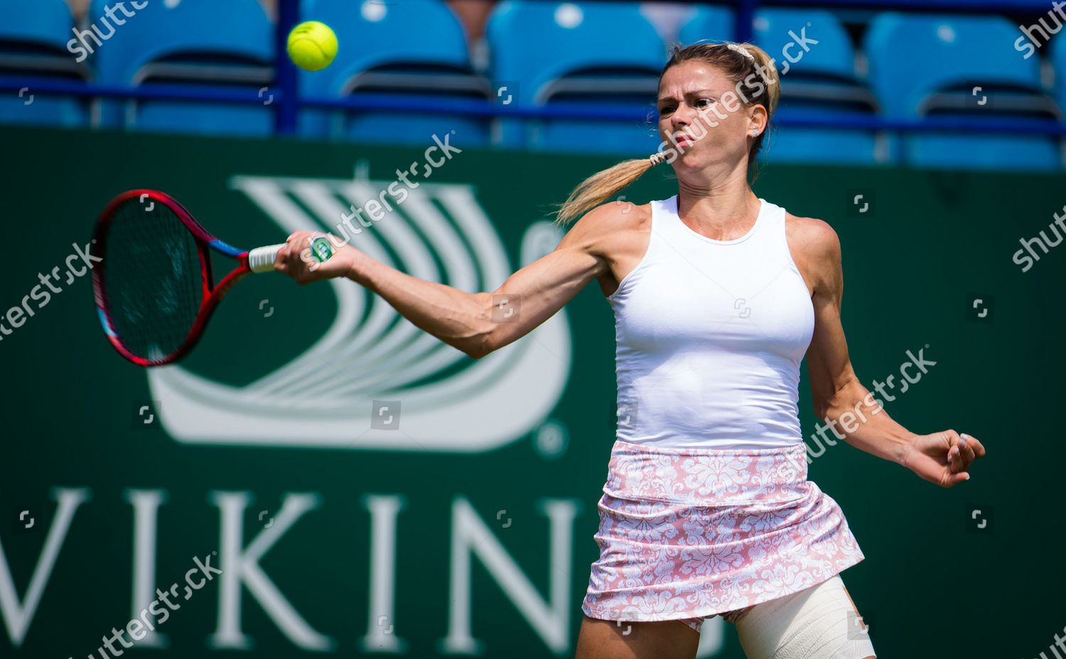 Camila Giorgi Italy Action During Her Editorial Stock Photo - Stock ...