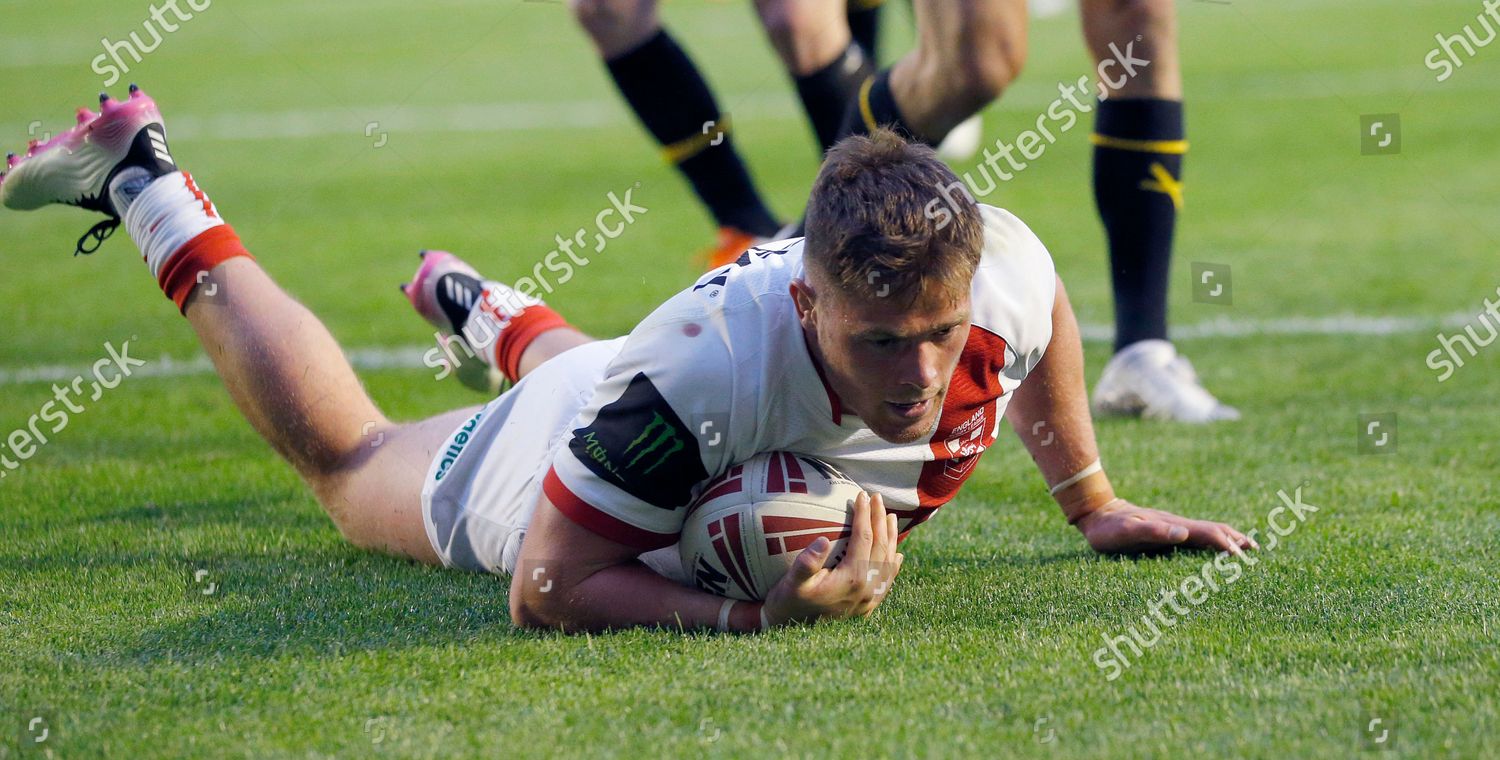 Morgan Knowles England Goes Over Englands Editorial Stock Photo - Stock ...