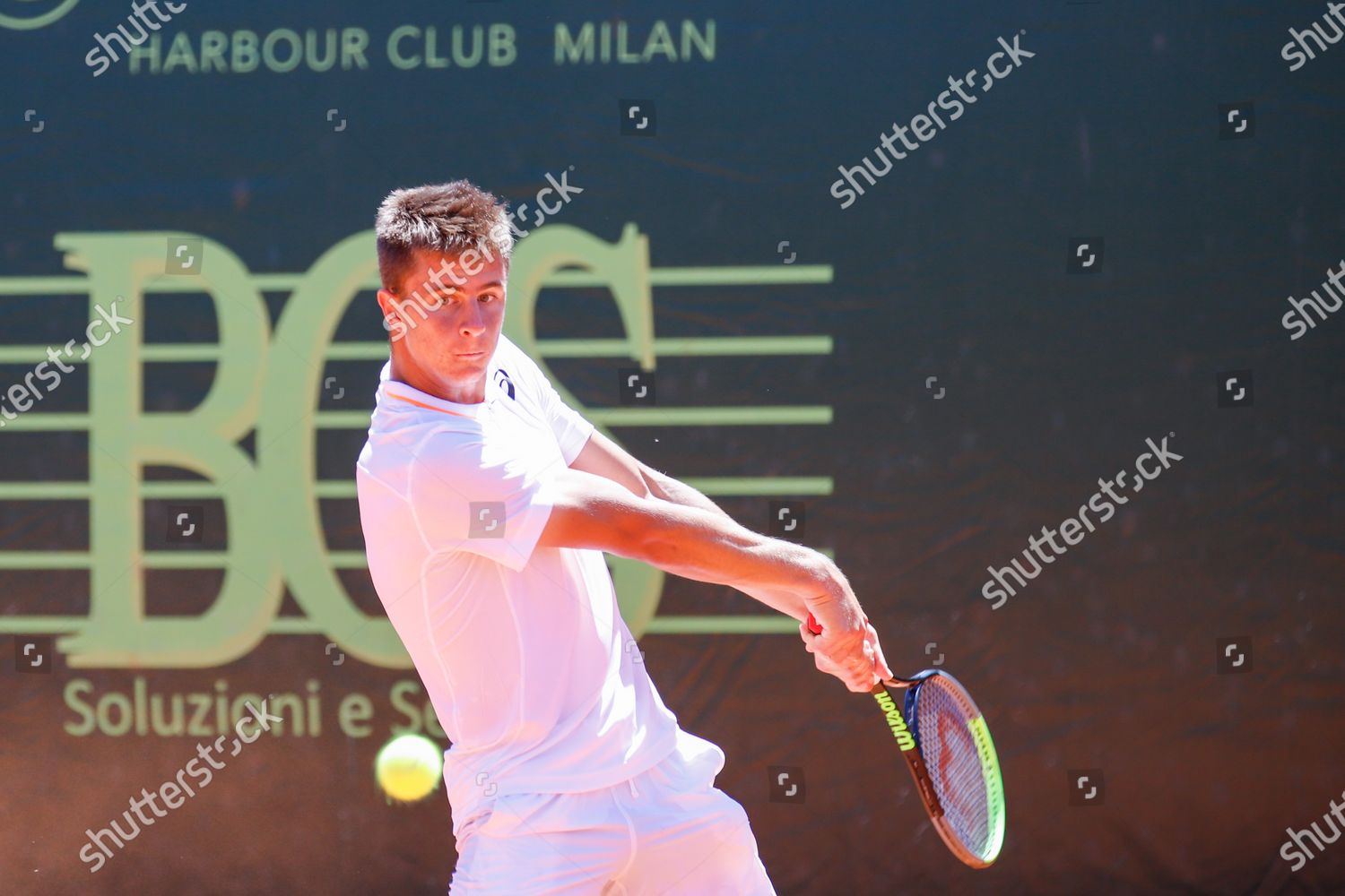 Croatian Tennis Player Duje Ajdukovic During Editorial Stock Photo ...