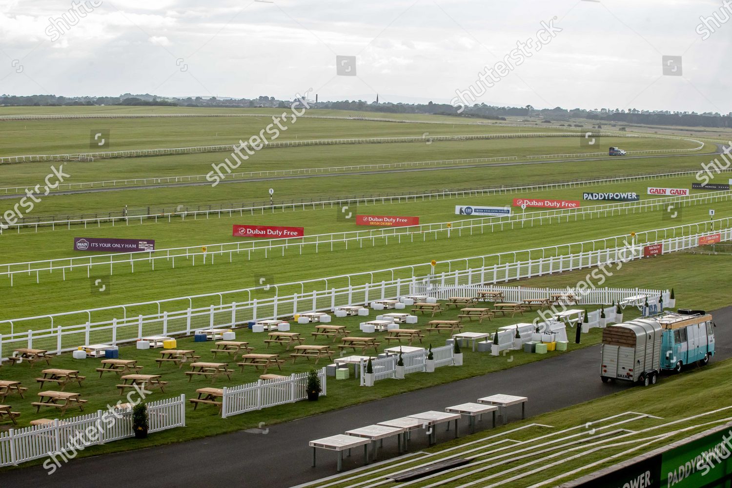 Curragh Racecourse Prepares Welcome Back Racegoers Editorial Stock ...