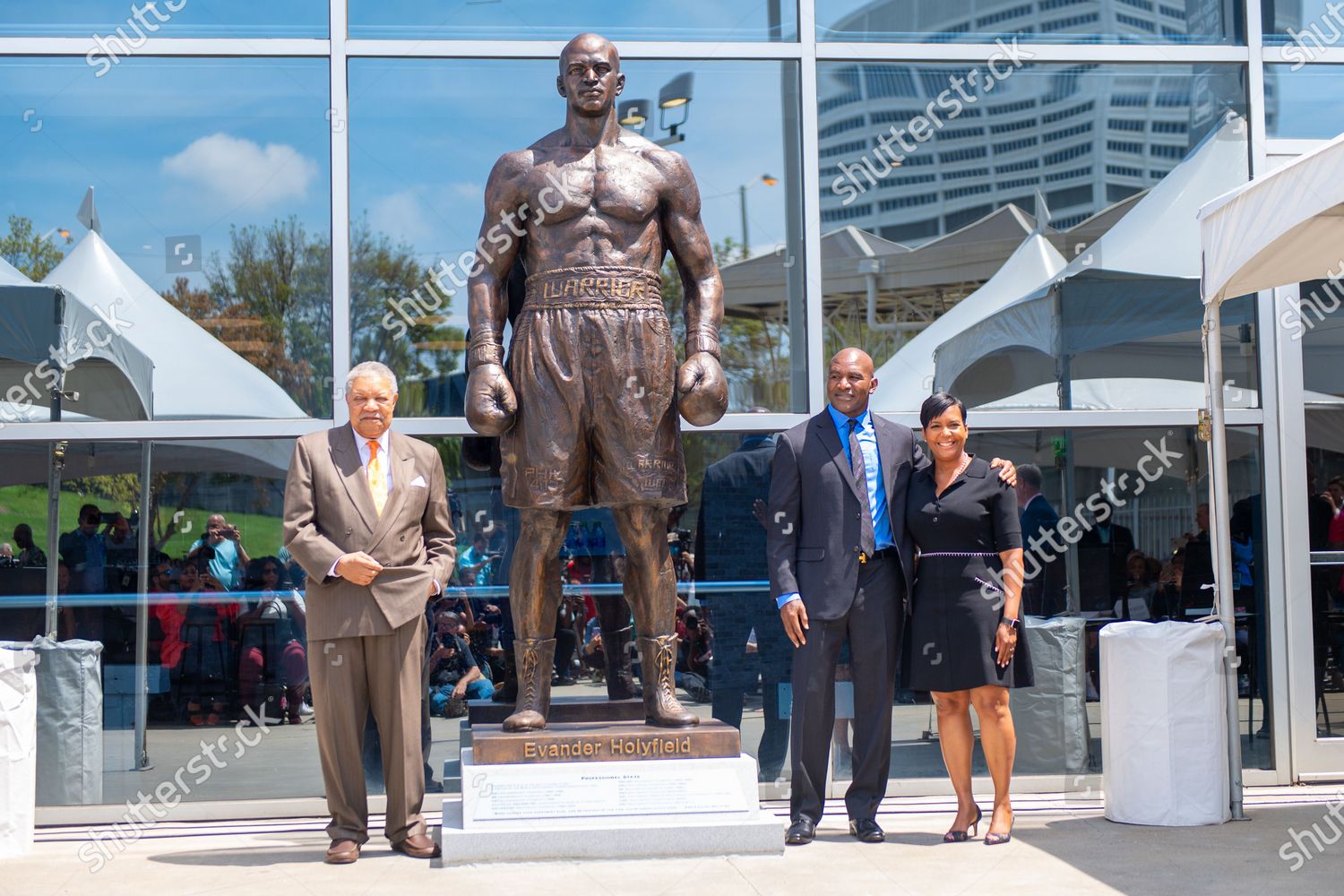 Robb Pitts Evander Holyfield Keisha Lance Editorial Stock Photo - Stock ...