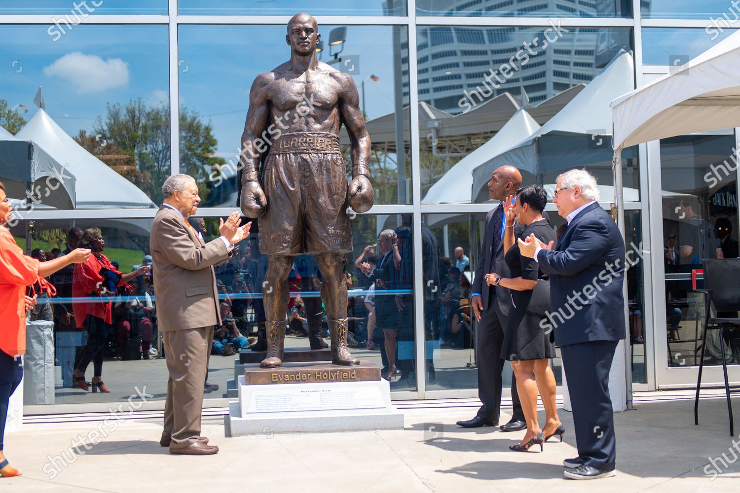 Robb Pitts Evander Holyfield Keisha Lance Editorial Stock Photo - Stock ...