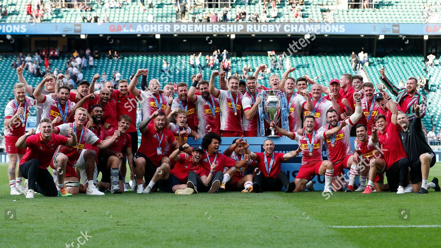Mighty Harlequins Team Photo Following Their Editorial Stock Photo ...