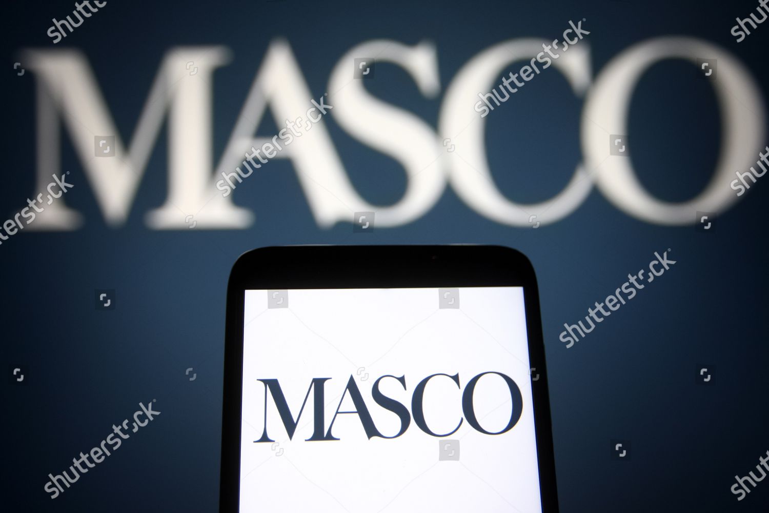 This Photo Illustration Masco Corporation Logo Editorial Stock Photo ...