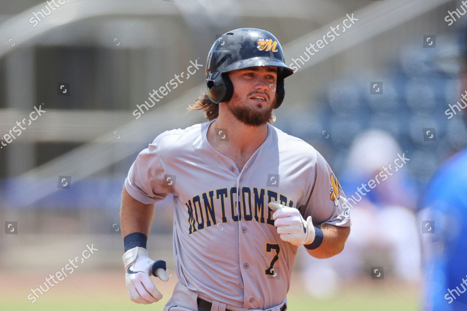 Montgomery Biscuits Infielder Jim Haley 7 Editorial Stock Photo - Stock ...